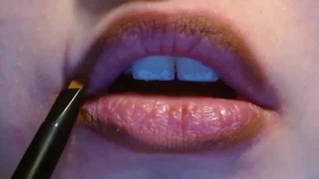 Popping My Virgin Lip Liner Cherry First Time Ever Using Lip Liner