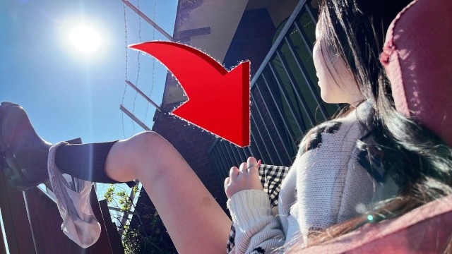 野外マン光浴 アナル日光浴に続いて膣も照り付けたら感度クチュクチュ♡ 露出オナニー 素人 肛門 Youtuber Tiktoker 日本人