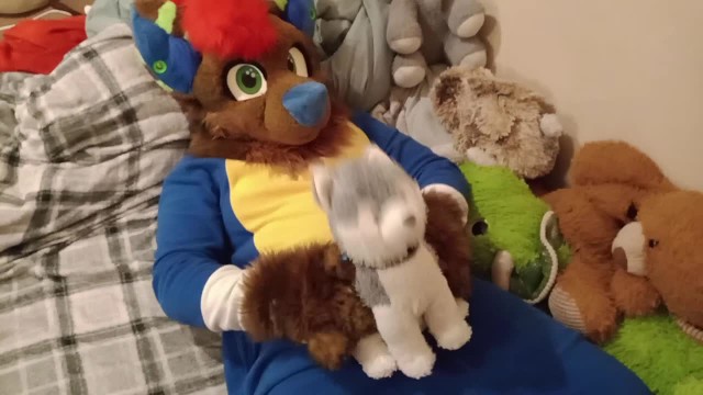 Fursuiter Fucks Modified Plushie And Cums