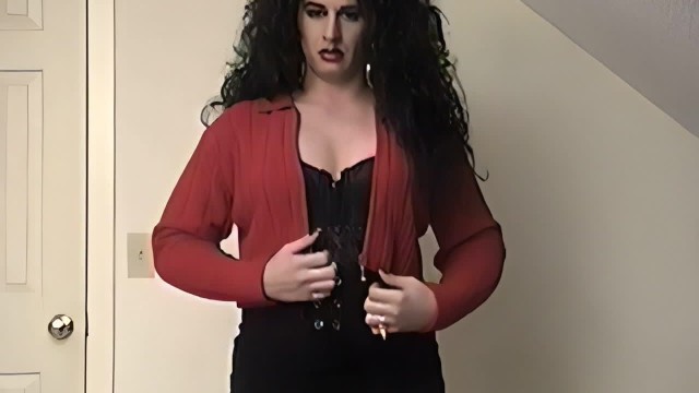 My Younger Years Cross Dressing Trans Smoking Lipstick Big Lips Heavy