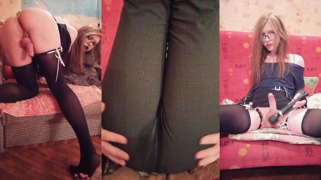 Hattabi4ik Sissy Femboy Trap Squirt Orgasm self Fuck Hot Big Ass Compilation