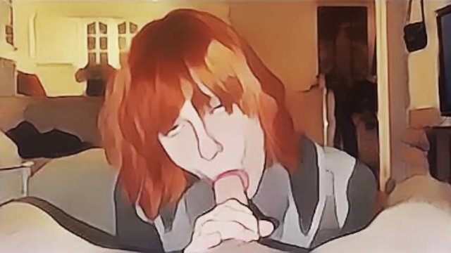 Tegneserie Med Rød Sonya Sex Blowjob