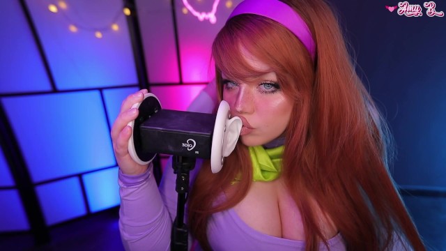 Asmr 💜 Daphne Scooby Doo Ear Licking Moaning Spitting