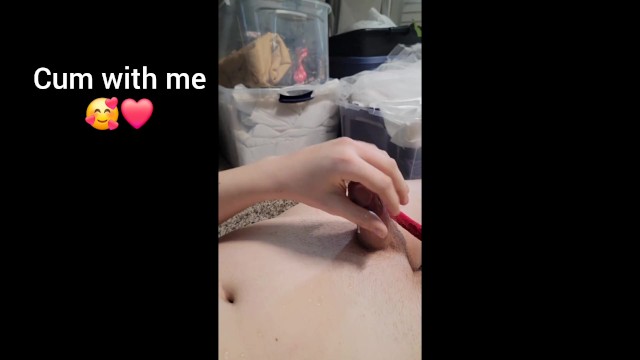 Cum With A Trans Girl Lets Cum Together ️