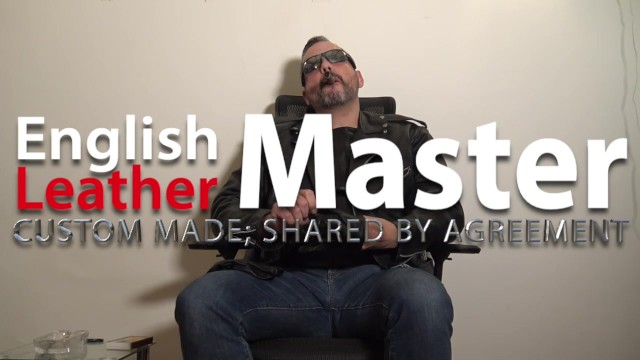 Leather Master Extreme Verbal Nasty Nullo Fantasy While Jerking Uncut Cock Preview